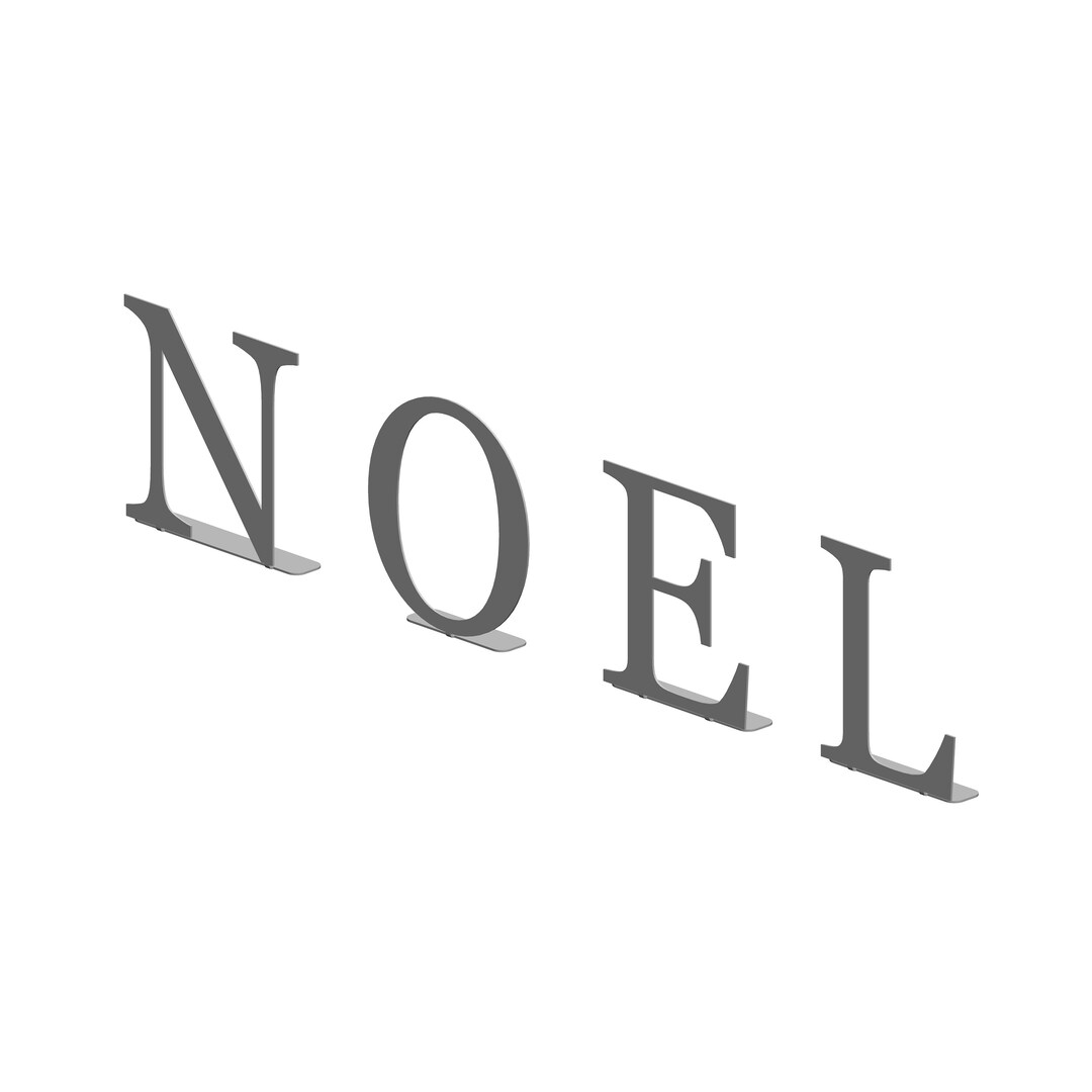 Christmas NOEL Standing DXF SVG Files | Noel Ornaments Laser Cut Files ...