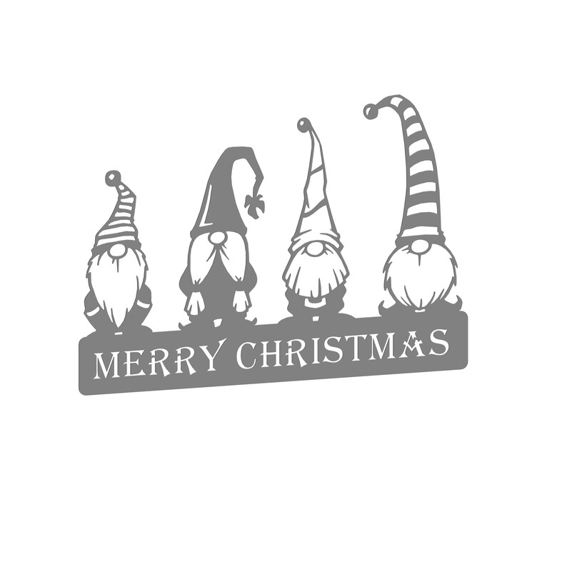 Christmas Gnomes DXF SVG Files | Merry Christmas Laser Cut Files ...