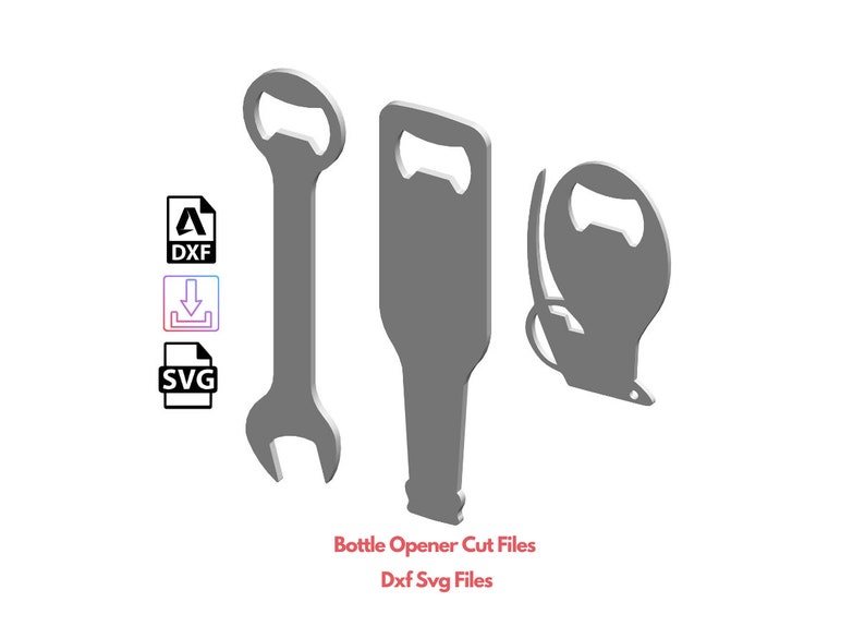 Beer Bottle Opener Dxf and Svg File, Plasma Cut Bottle Opener, Bottle Opener Laser Cut File ...