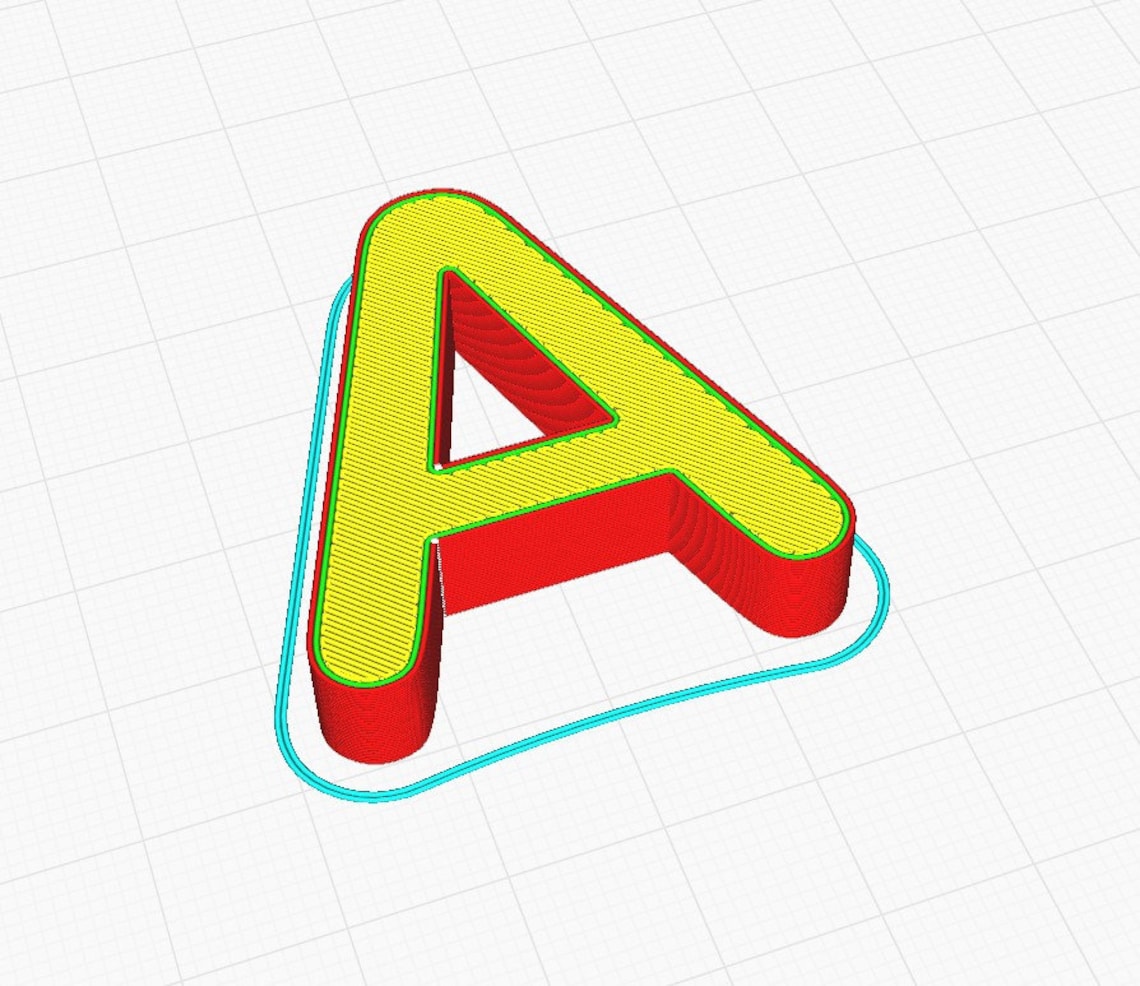 3d Letter and Number Stl File / 3d Printed STL Files / Letters and ...