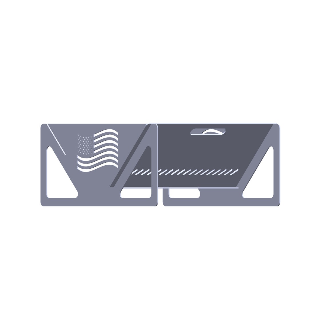 America Flag Fire Pit Dxf Files , Portable Fire Pit, Dxf Files for ...