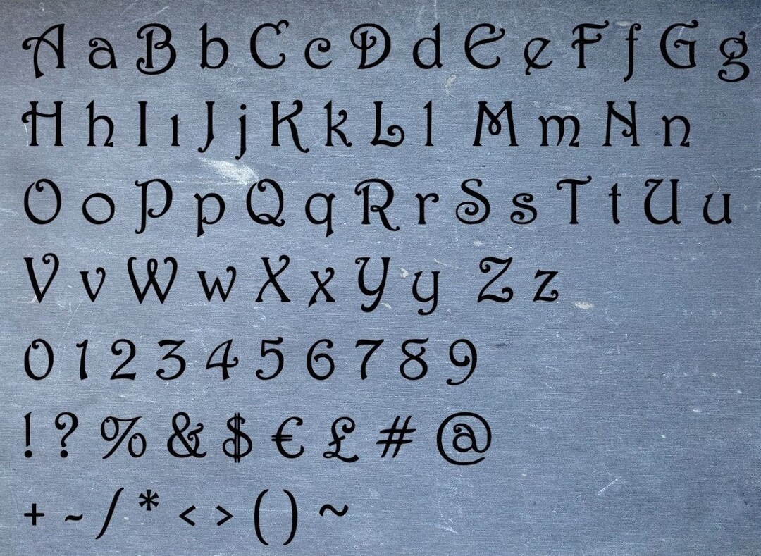 Alphabet Letters Dxf Files/ Font Dxf Files for Plasma / - Etsy