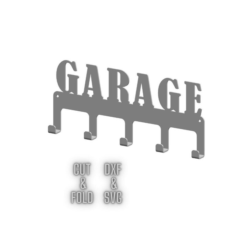 Garage Key Holder Dxf Svg Cut Files / Dxf Files for Plasma /metal Key ...
