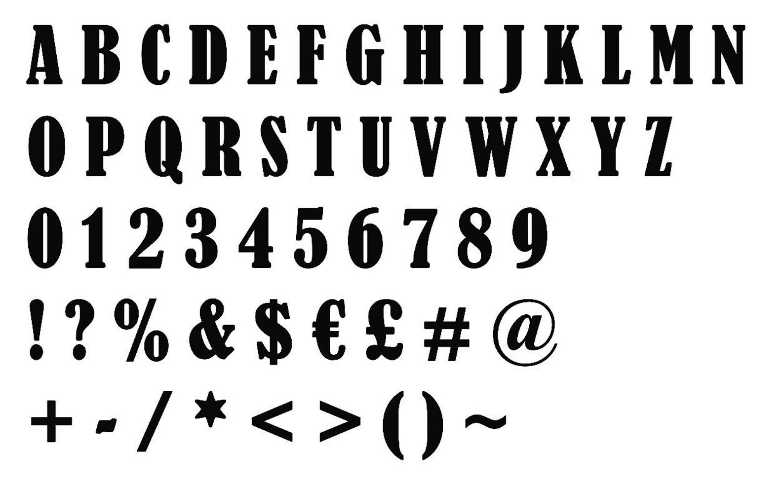 Abc Letters Dxf Laser Cut/alphabet Letters Dxf and Svg Files/0 to 9 or ...