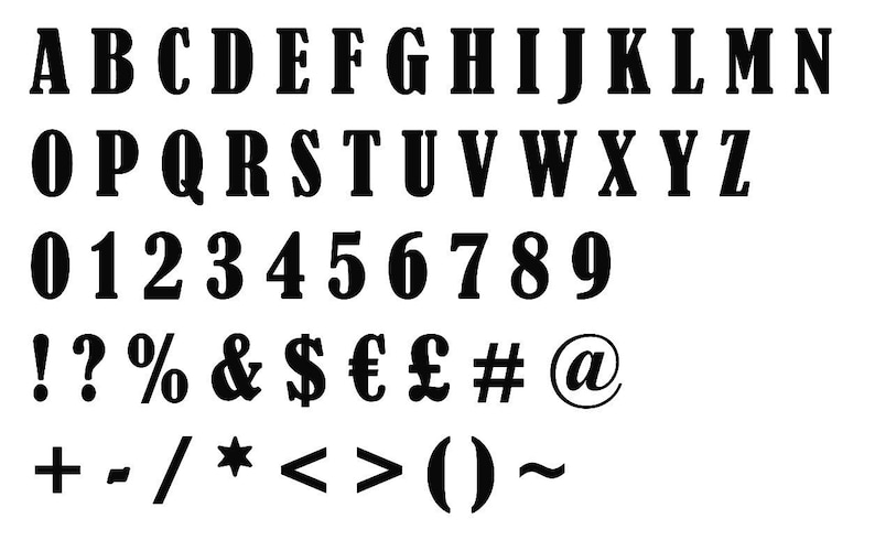 Abc Letters Dxf Laser Cut/alphabet Letters Dxf and Svg Files/0 to 9 or ...