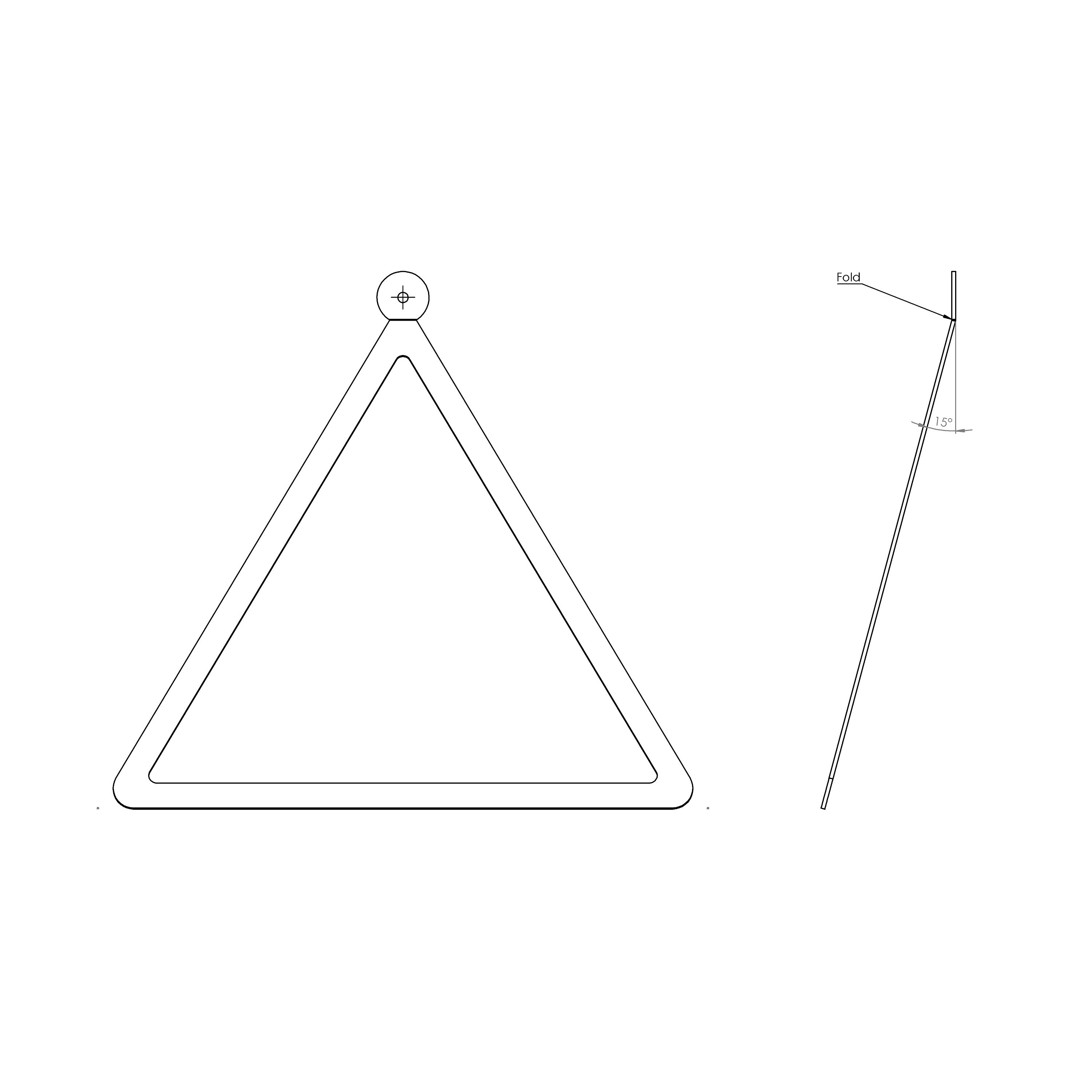 Triangle Towel Holder Dxf Svg Cut Files Modern Towel Hanger Laser Cut ...