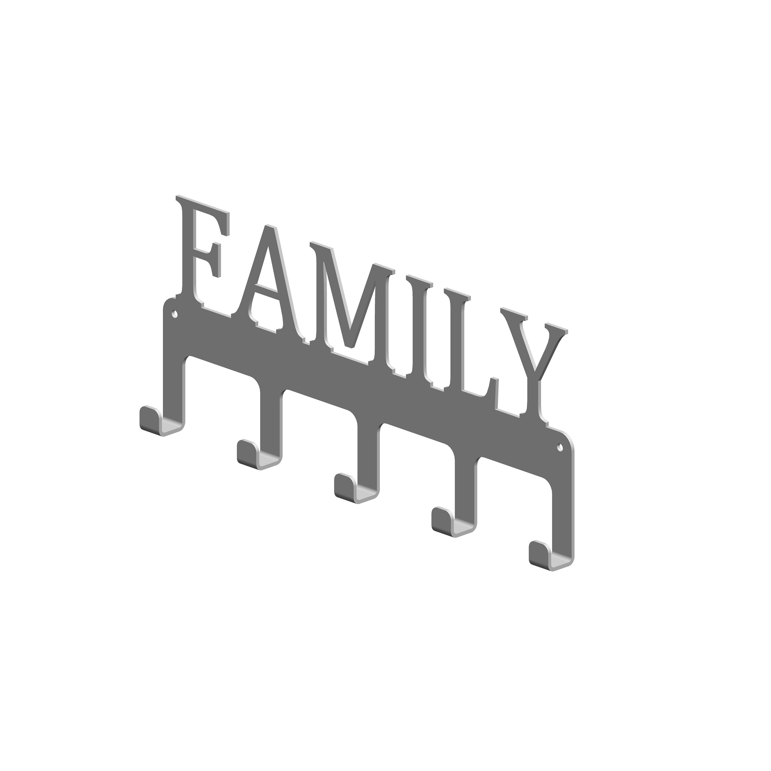 Family Key Holder Dxf Svg Cut Files | Dxf Files for Plasma | Metal Key ...