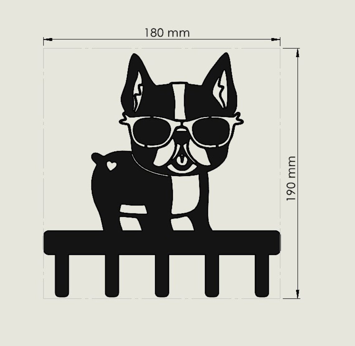 Dog Key Holder Dxf Svg Laser Cut Files / Key Holder Plasma Cut Files ...