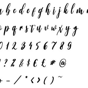 Hand Writing Font Alphabet Letters Dxf Svg Png Jpg Files,font for Cnc ...