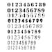 0 to 9 Numbers Bundle Dxf Svg File / 9 Design Numbers Bundle / Dxf ...