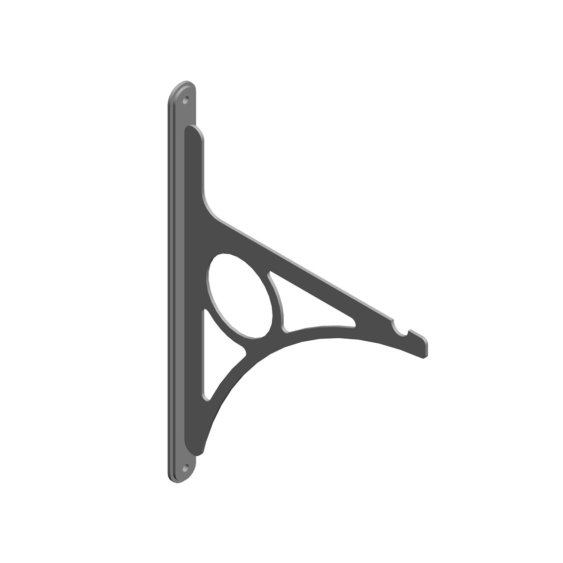 Flower Hanging Basket Bracket Dxf Svg Laser Cut File / Dxf Files for ...