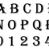 Arial Font Letters a to Z SVG and DXF Files / Arial Font Numbers 0 to 9 ...