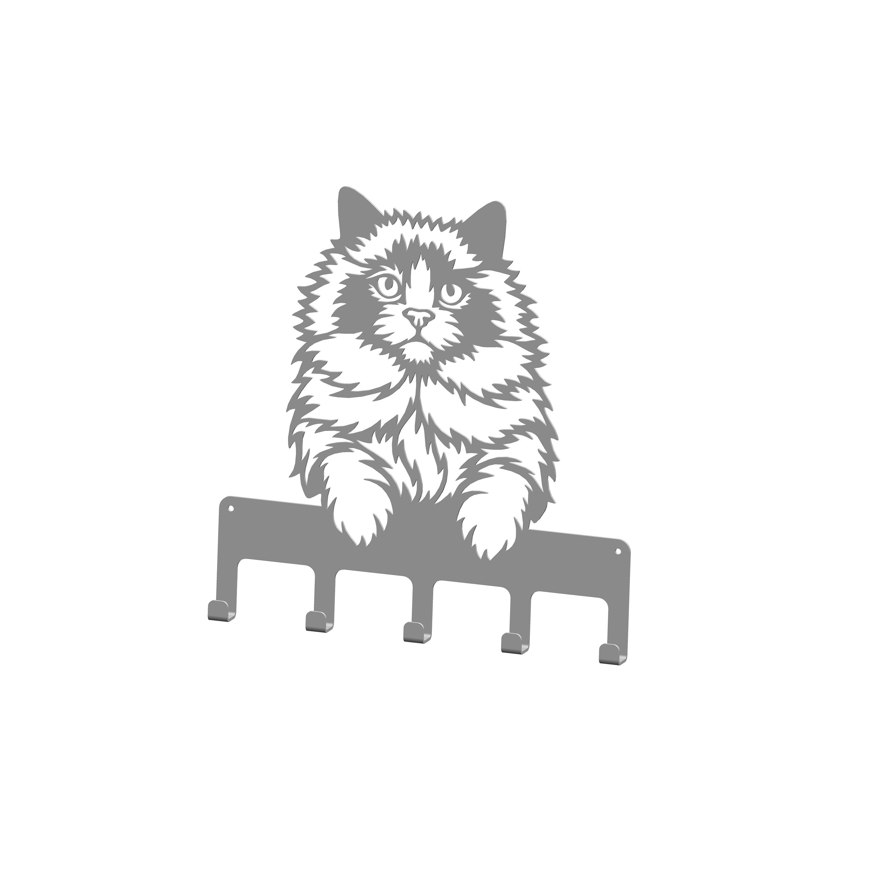 Cat Key Holder Dxf Svg Cut Files / Dxf Files for Plasma / Metal Key ...