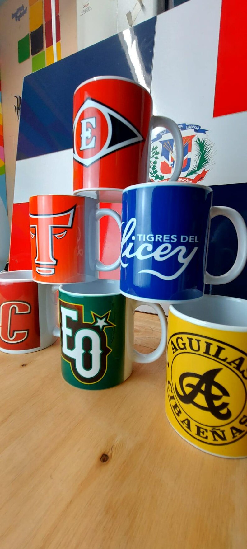 Dominican Republic Baseball Team Ceramic 11 Oz Mug - Gigantes Del Cibao ...
