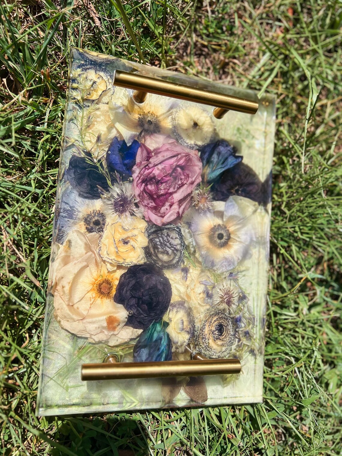 Floral Preservation Keepsake Resin Tray - Etsy