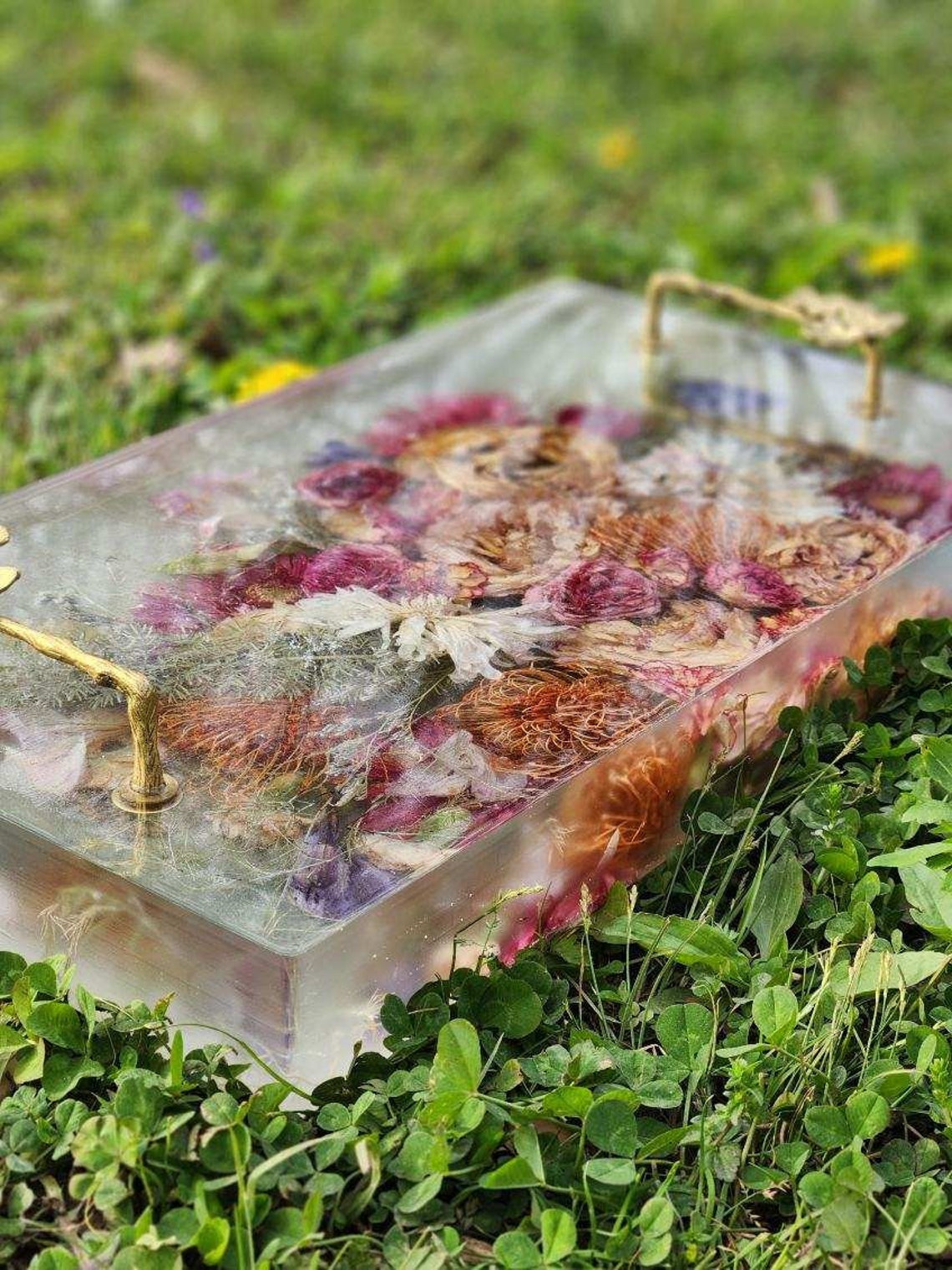 Floral Preservation Keepsake Resin Tray - Etsy