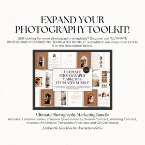 Canva Boudoir Photography Template Bundle, Boudoir Session Guide ...