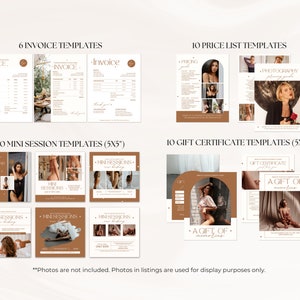 Canva Boudoir Photography Template Bundle, Boudoir Session Guide ...