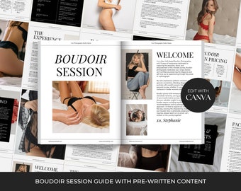 CUSTOMIZABLE Boudoir Session Prep Guide - Etsy