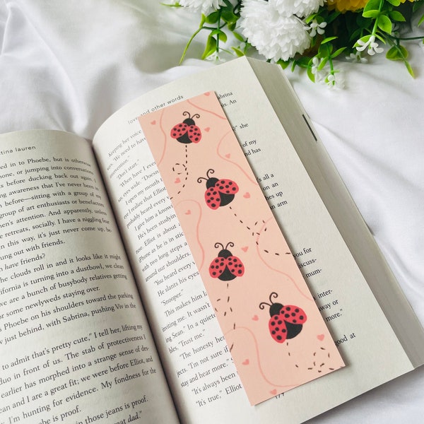 Ladybug Bookmark - Etsy