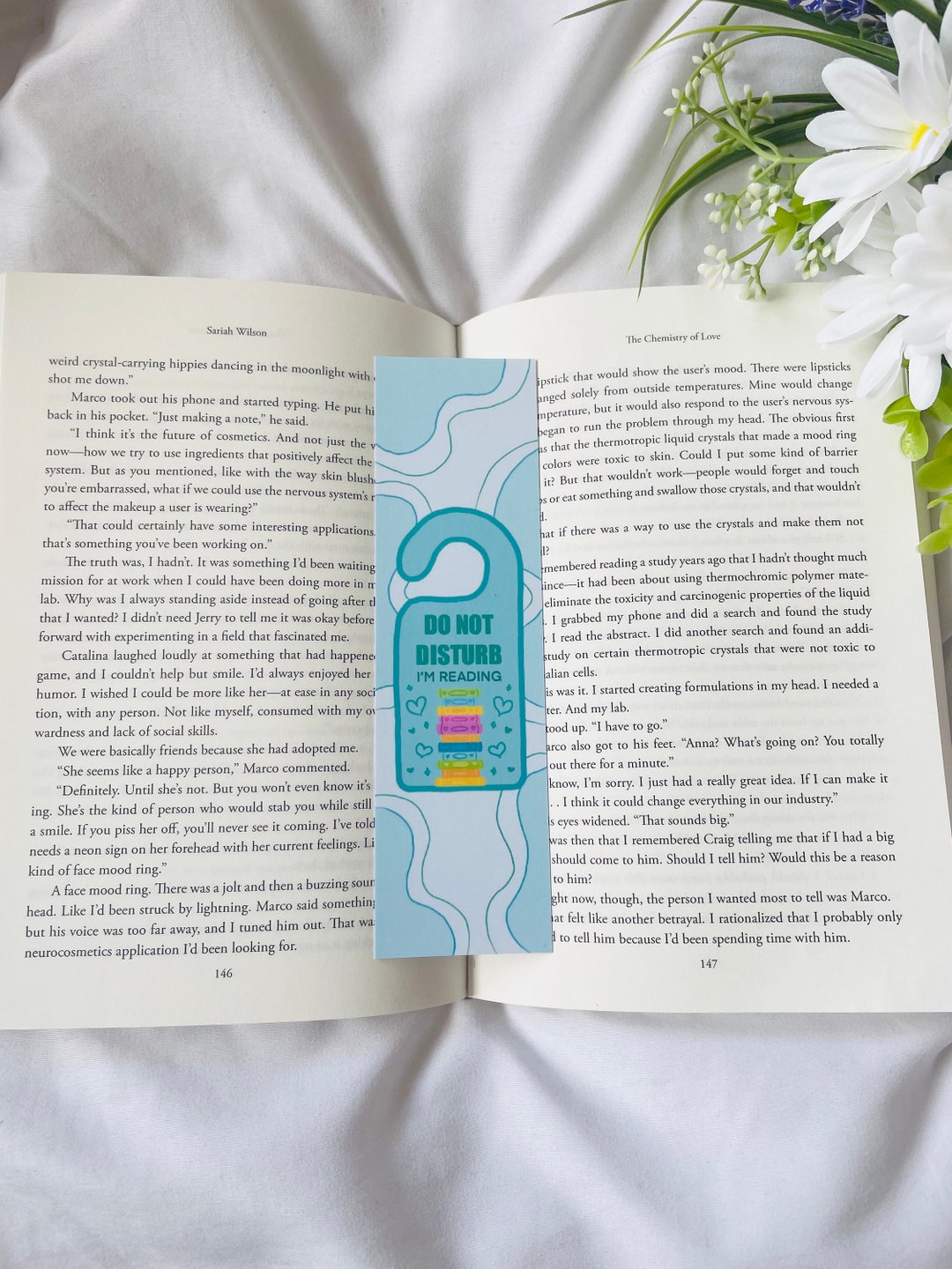 Do Not Disturb Im Reading Bookmark - Etsy