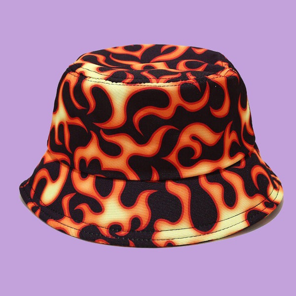 Flame Bucket Hat - Etsy