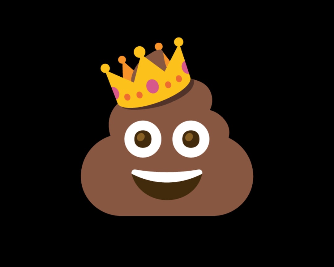 Instant Download Print Emoji SVG PNG JPEG Vector Emoji Cake Topper Poop ...