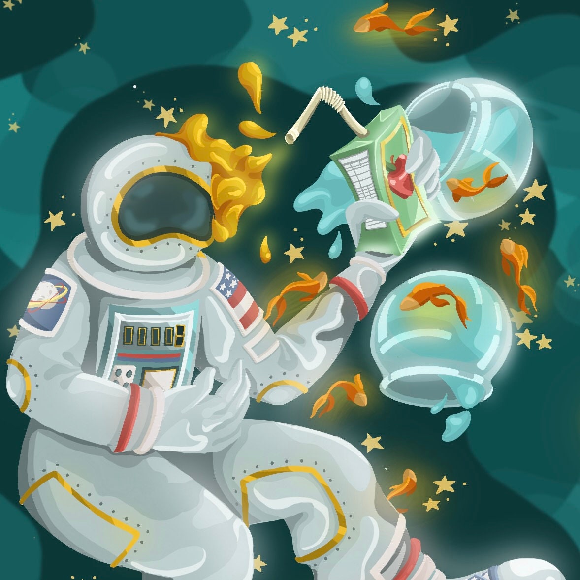Astronaut Goldfish