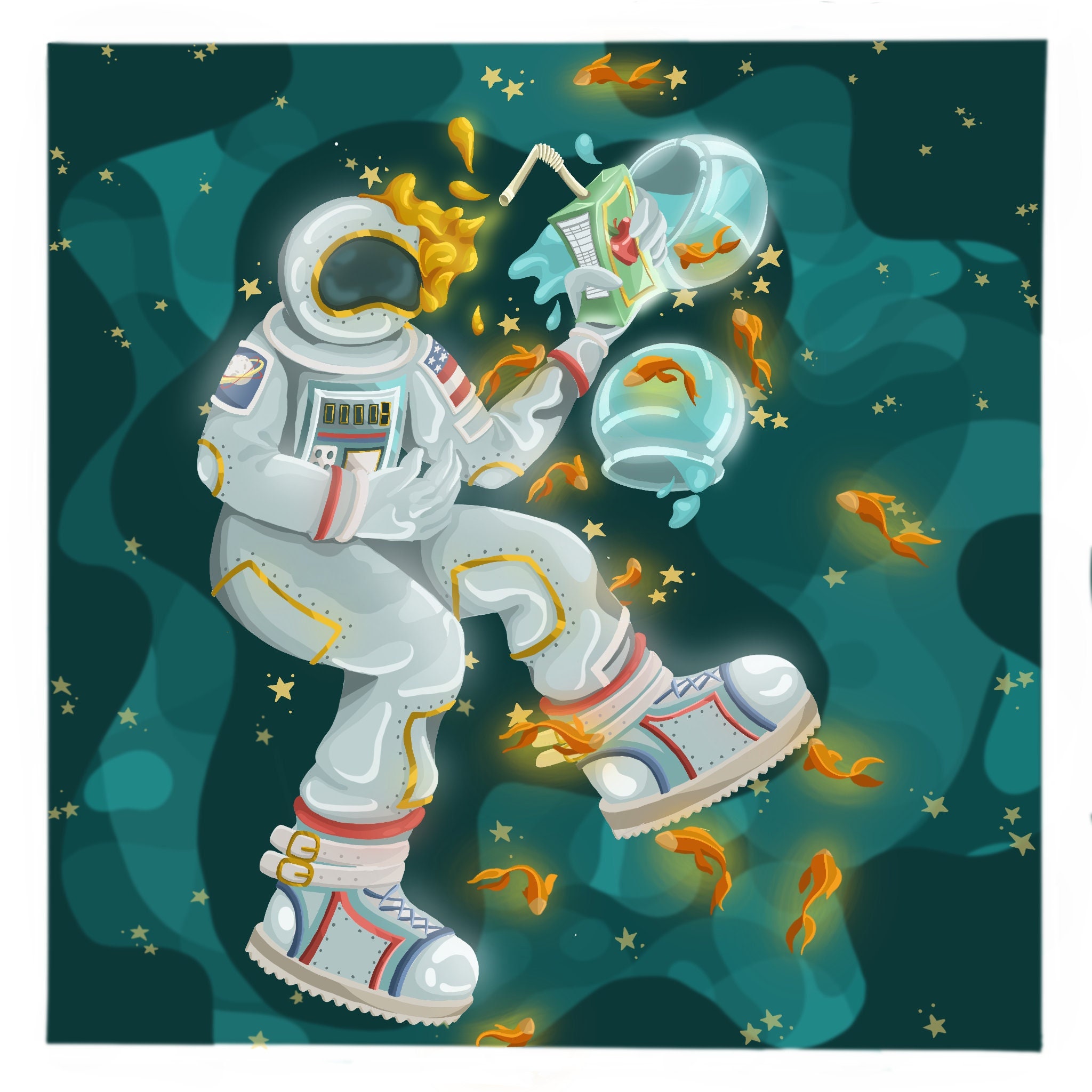 Astronaut Goldfish