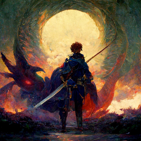 Roy: Blazing Lion of Lycia Fire Emblem Binding Blade - Etsy