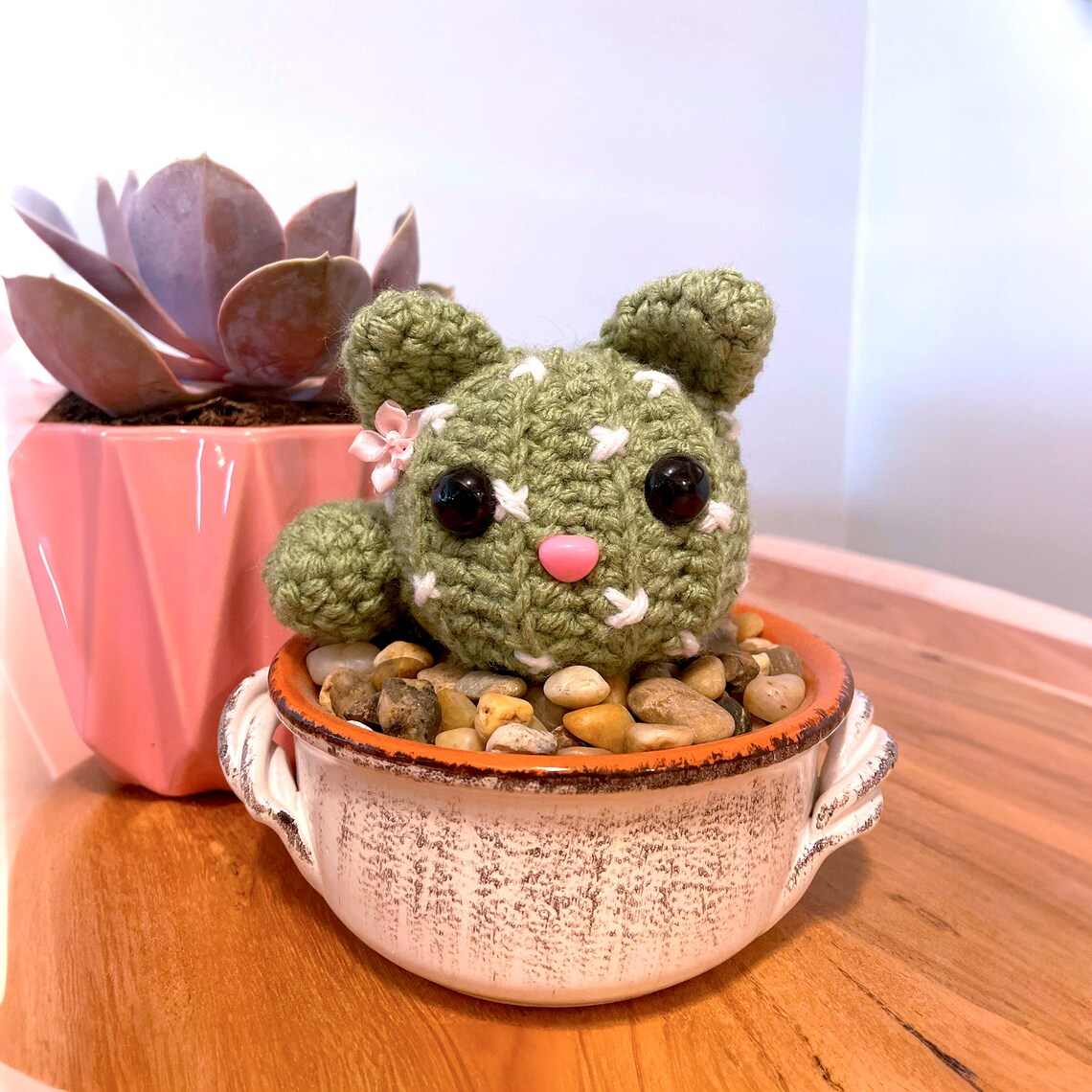 PDF Catcus Crochet Pattern - Amigurumi Cat/cactus Pattern - Digital ...