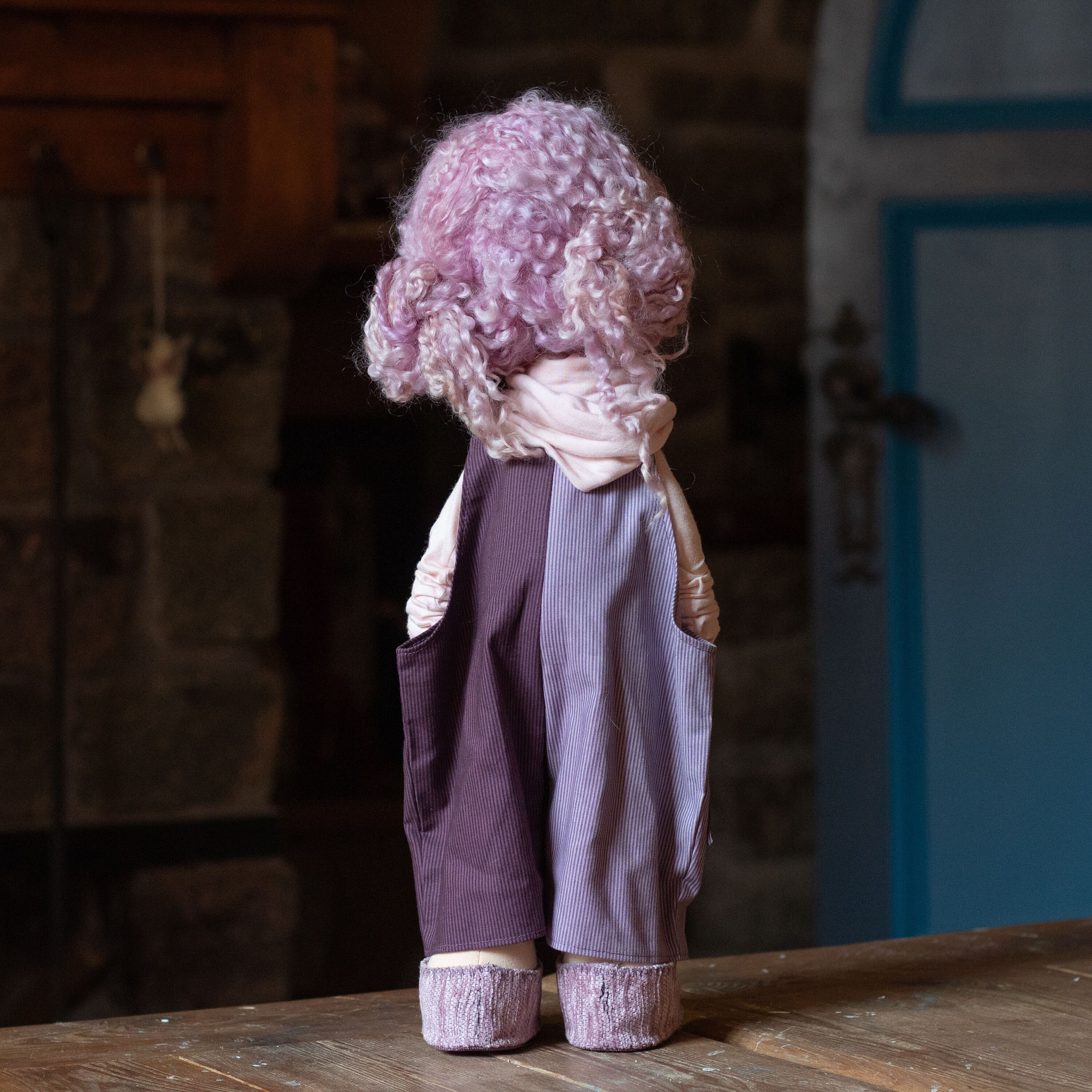 OOAK Fabric Waldorf Doll Handmade From Natural Materials With Removable ...