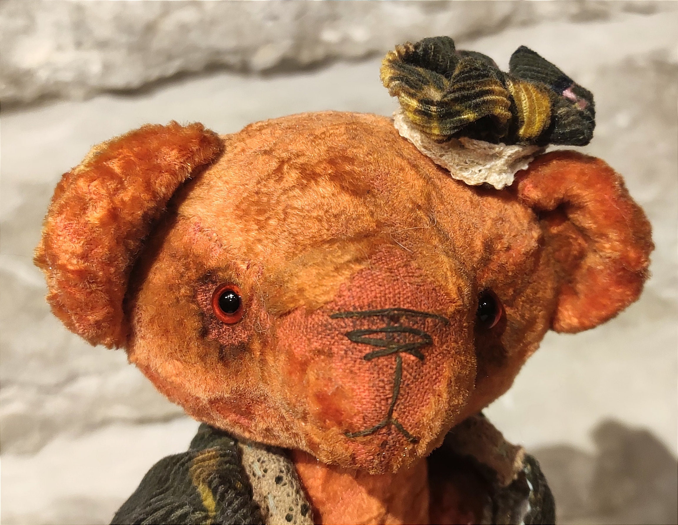 Handmade Art Teddy Doll Bug Bear OOAK Art Doll Gift OOAK - Etsy