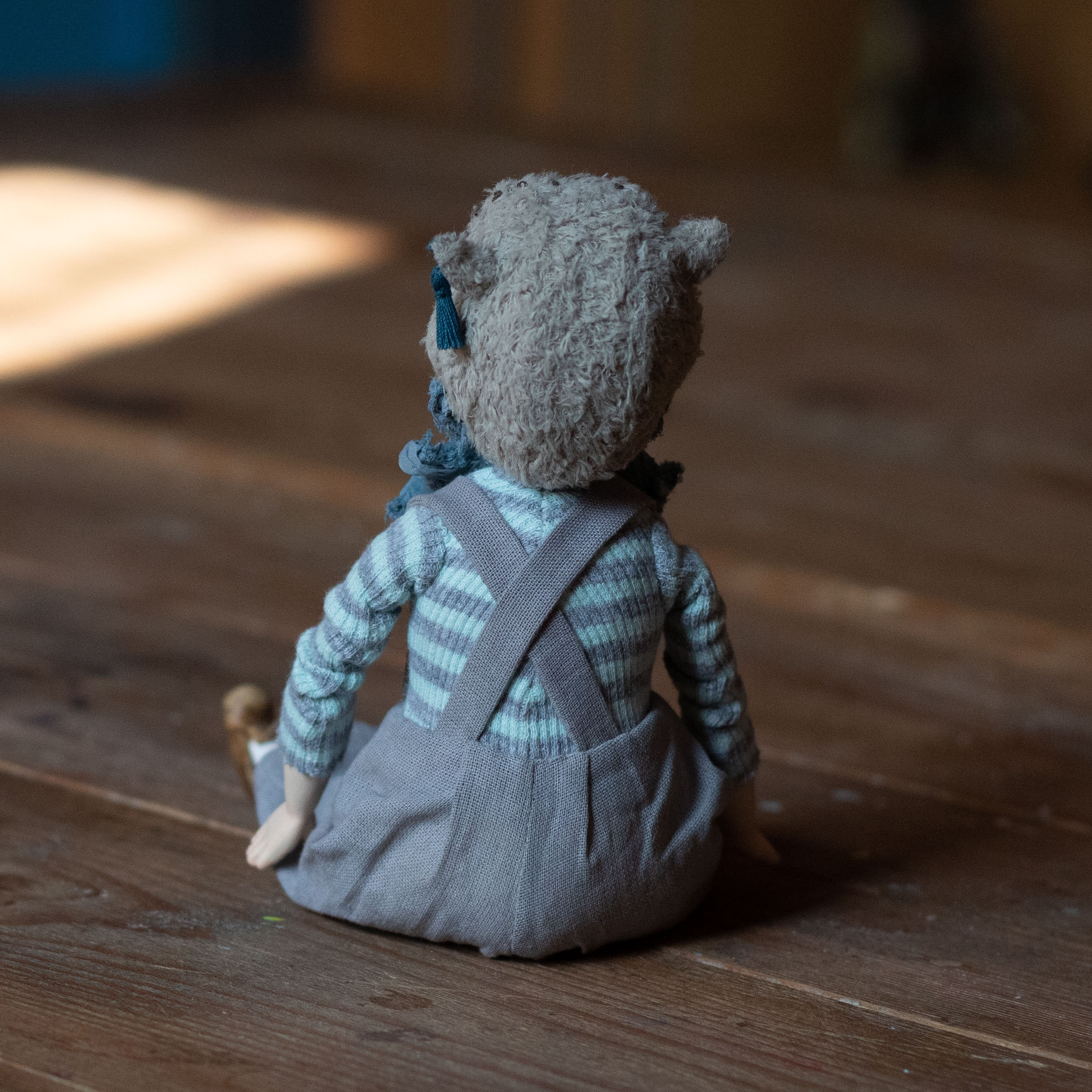 OOAK Handmade Art Doll baby Wolf Art Interior Doll Gift Art Doll Home ...