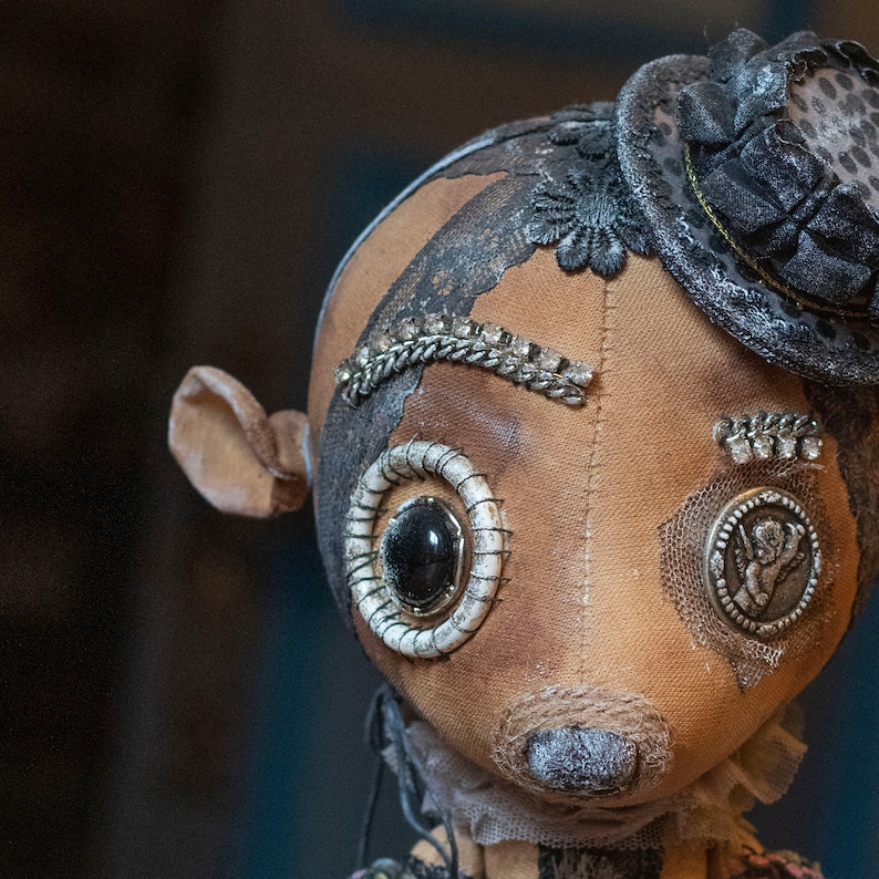 OOAK Art Doll Steampunk Teddy in Vintage Style - Etsy