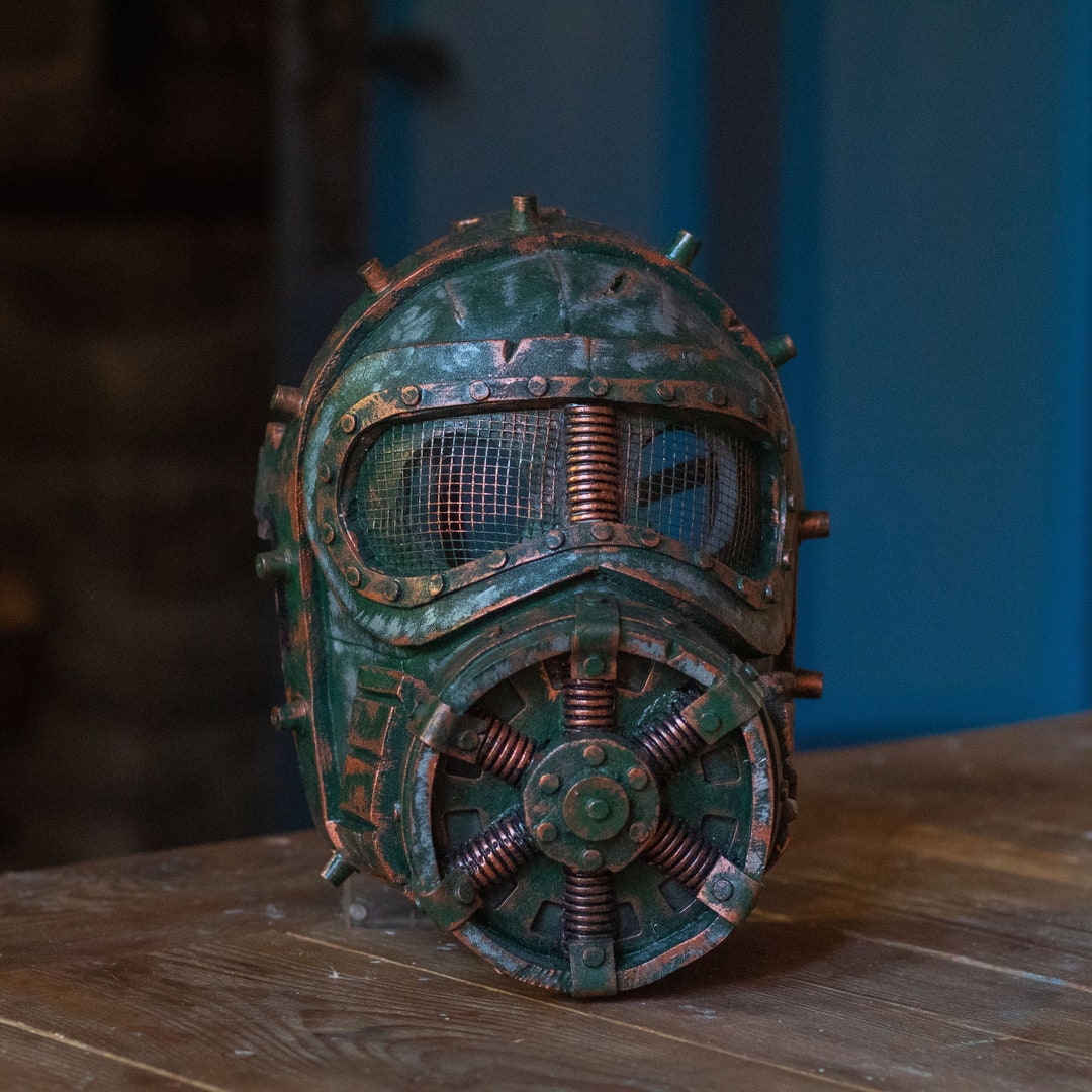 OOAK Art Steampunk Mask the Gas Mask Handmade Cosplay Face Mask ...
