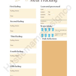 Printable Optavia 5 and 1 Fueling Tracker Journal/weight Loss Journal ...