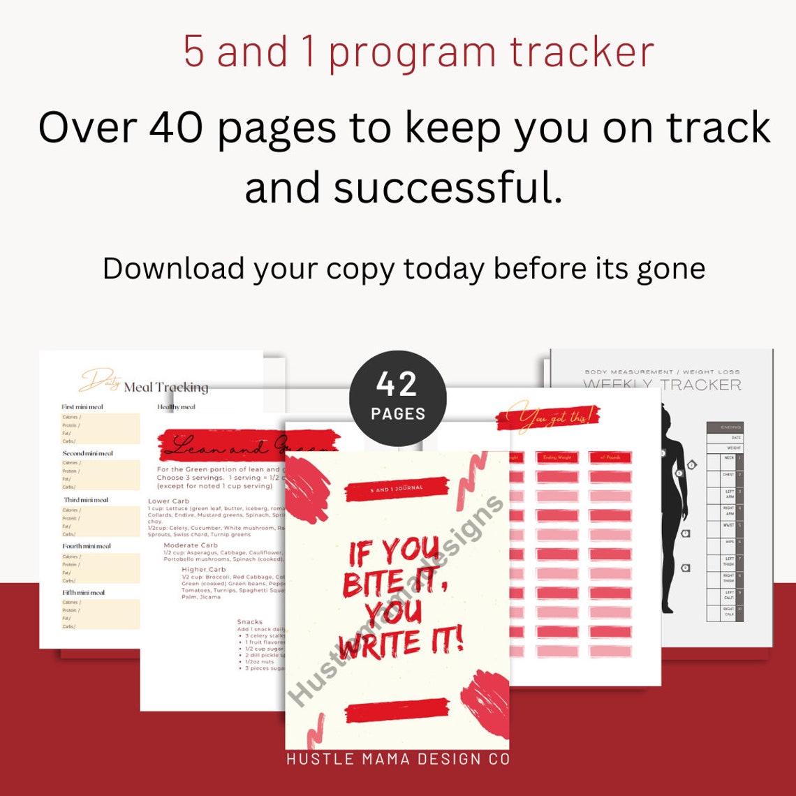 Printable Optavia 5 and 1 Fueling Tracker Journal/weight Loss Journal ...