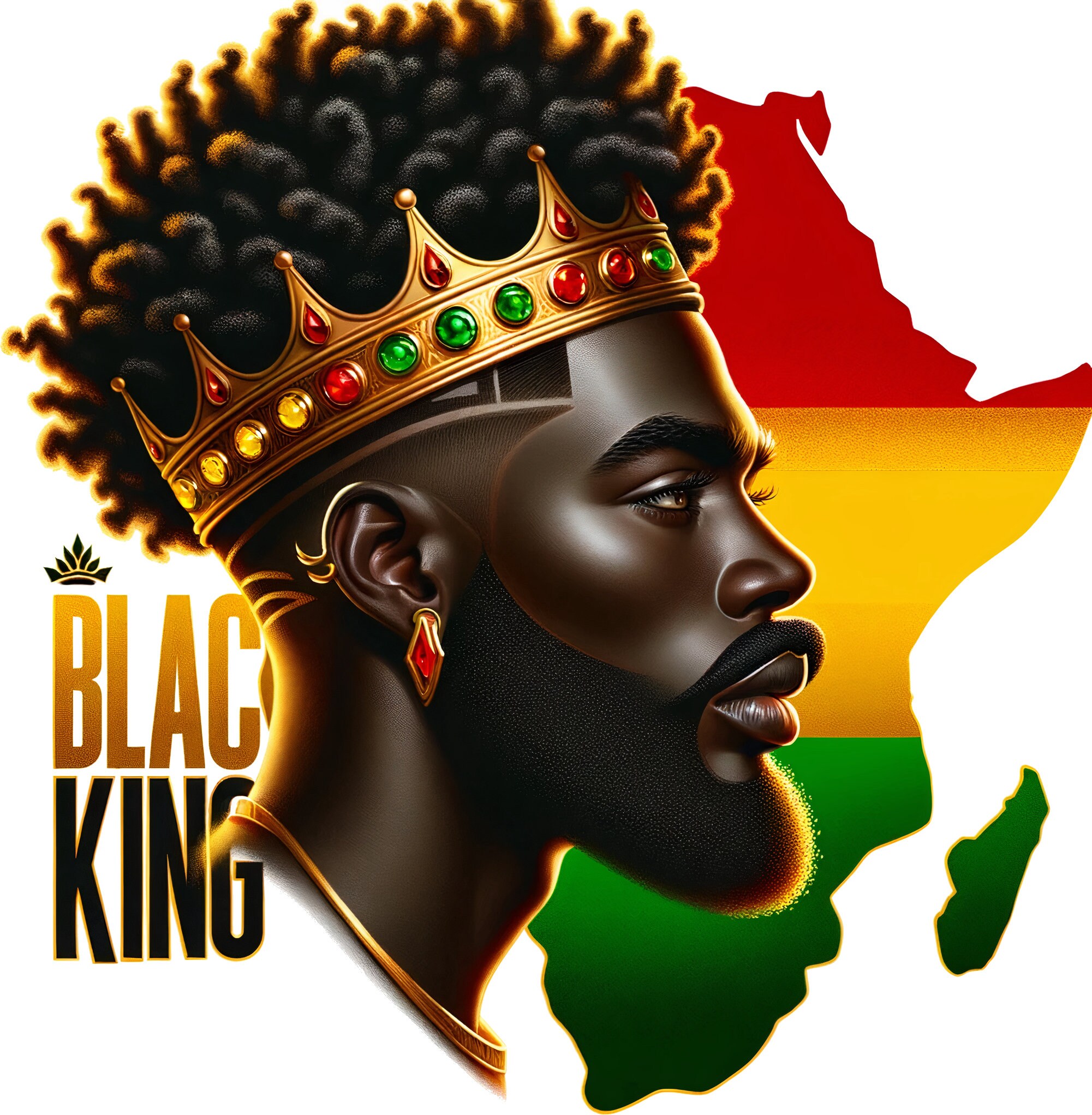 Black King PNG - Etsy