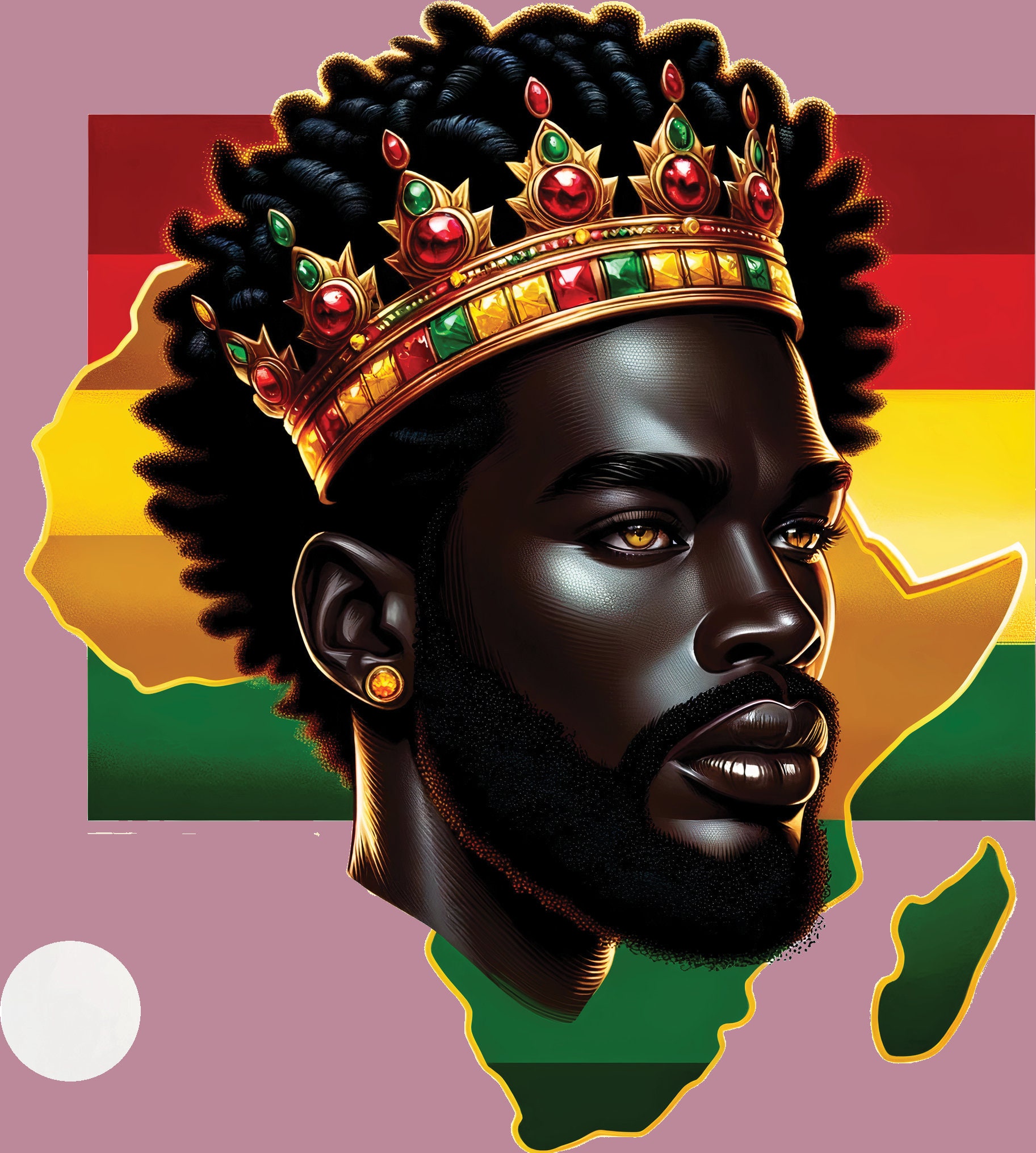 Black King 1 PNG - Etsy
