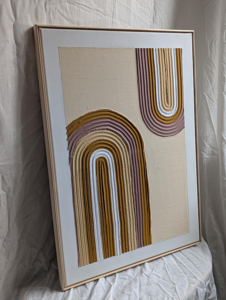 Minimalist Structural Image DOTS, Textured Art, Acrylic Structural Art ...