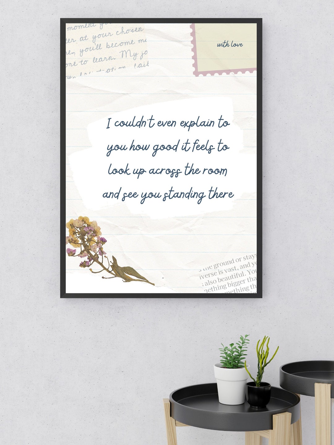 Love Letter Quote Wall Art, PRINTABLE Love Letter Artwork, Downloaded ...