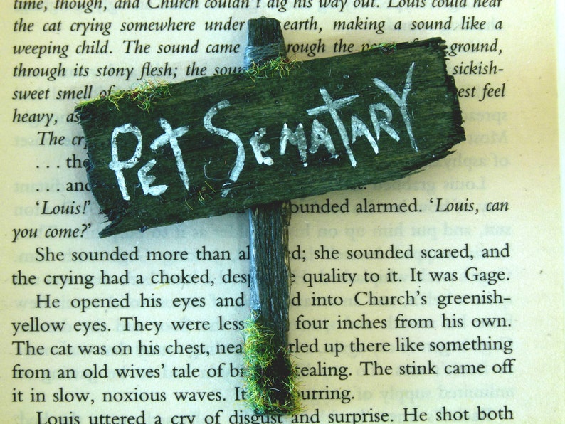 Pet Sematary - Stephen King - Wall Art - Original Framed Page With ...