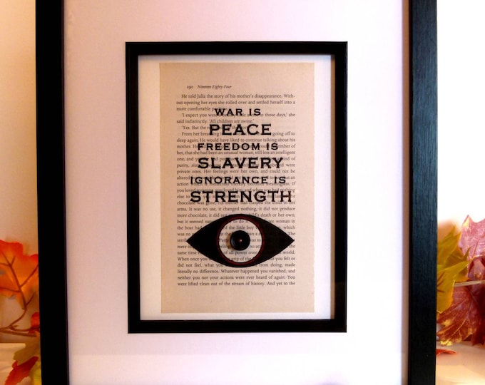 Nineteen Eighty-four (1984) - George Orwell - Wall Art - Framed ...