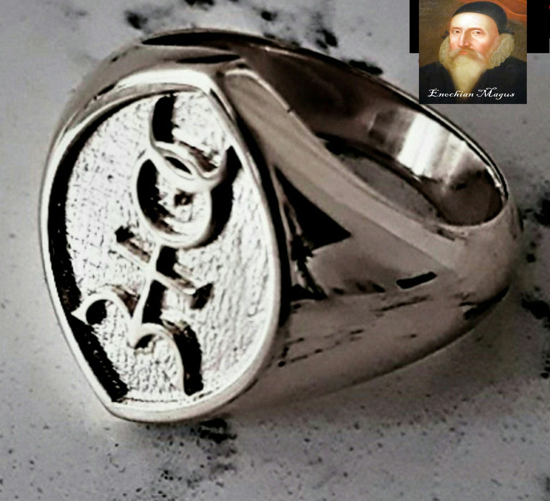 Magick, Occult, Enochian Monas Hieroglyphica Ring. the Person Glyph of ...