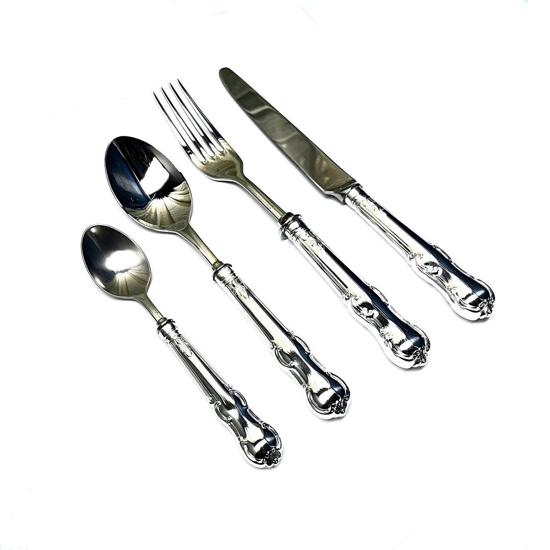 English Prince Sterling Silver 925 Four Piece Set Made in Sheffield ...