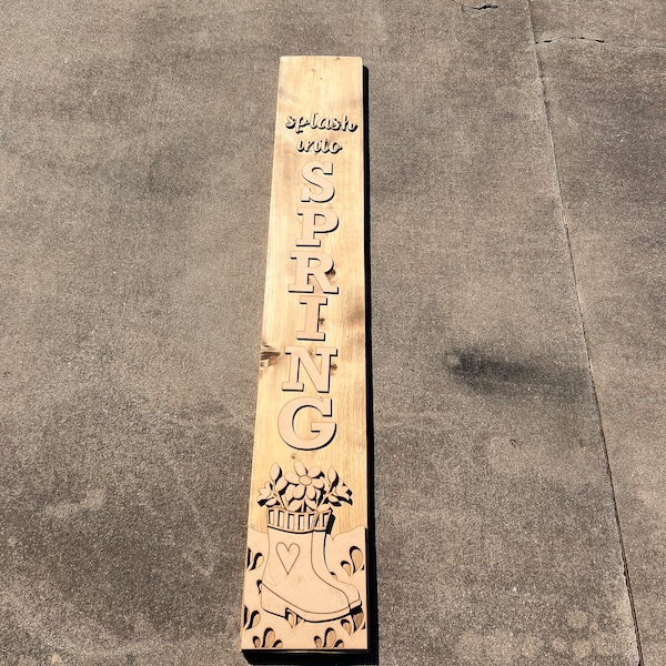 Spring Porch Sign - Etsy