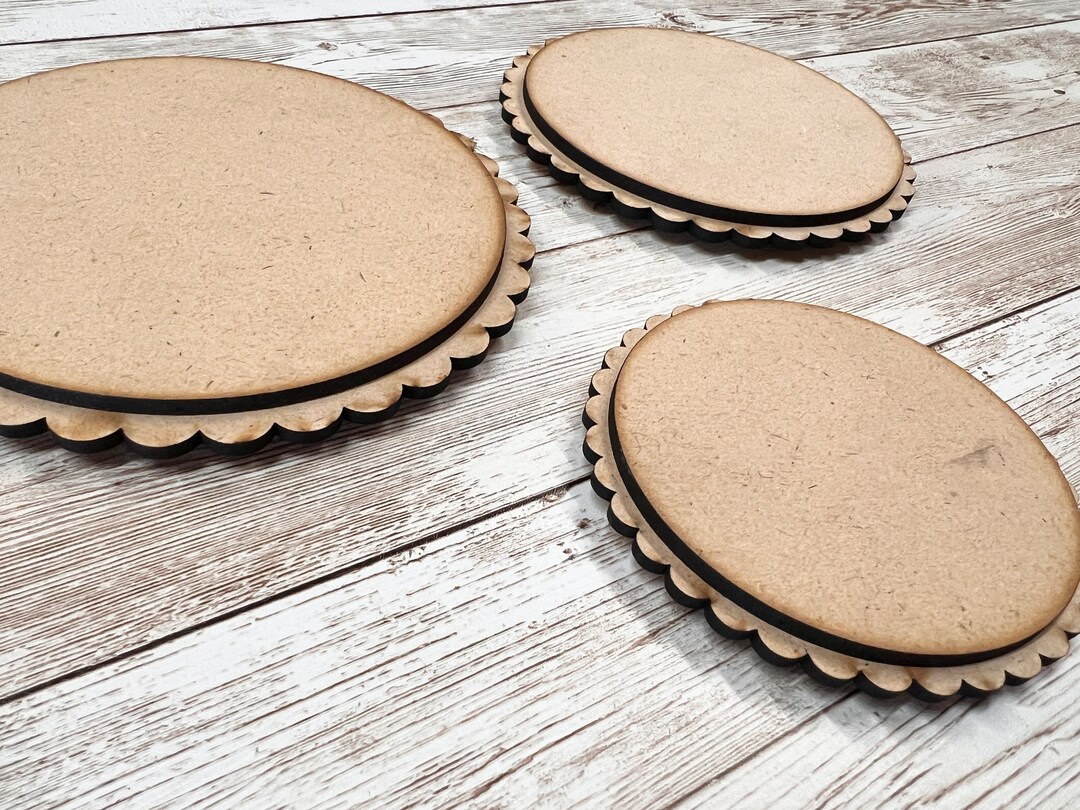 Mini Risers Set of 3, Risers, Unfinished, DIY, Laser Cut, Craft Kit - Etsy