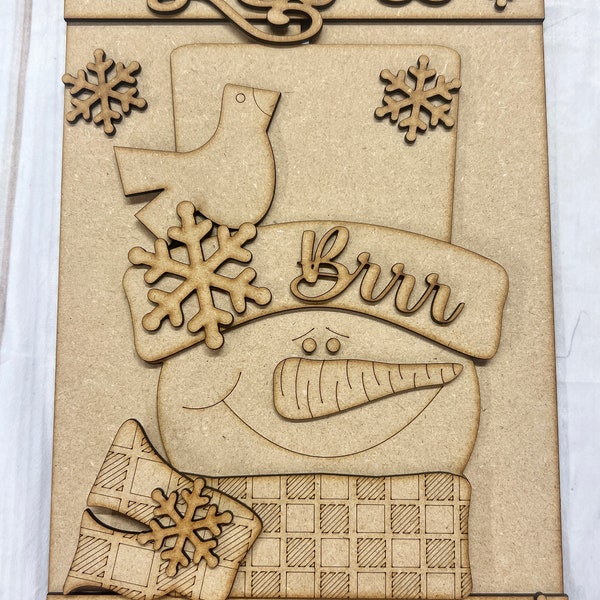 Pallet Snowman - Etsy