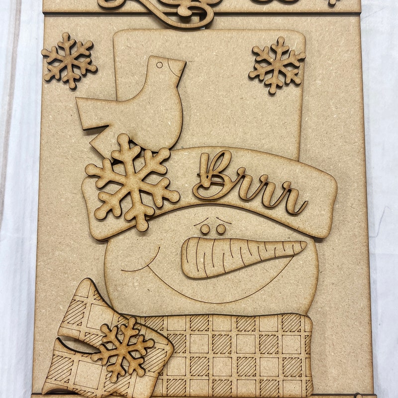 Pallet Snowman - Etsy